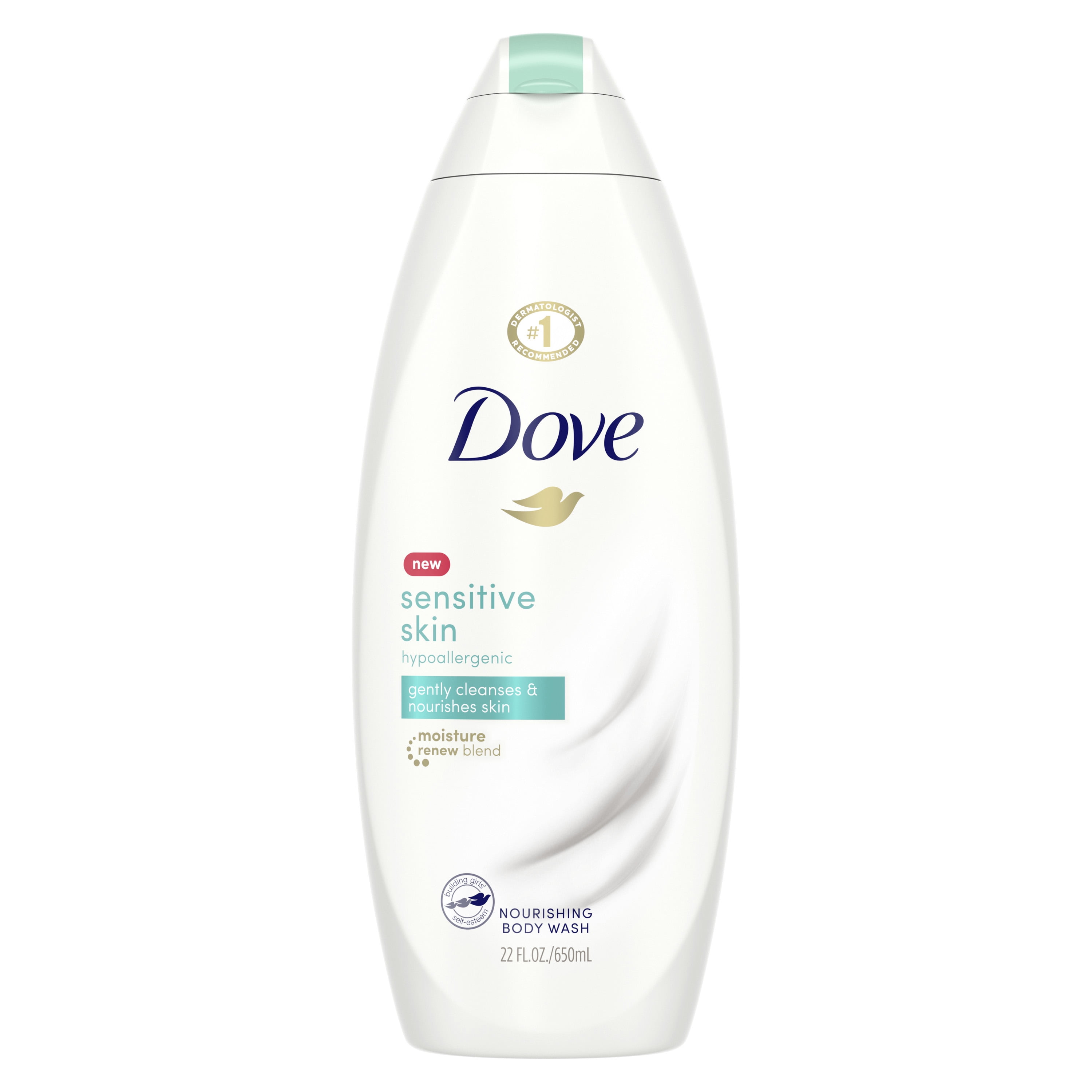 Dove Sensitive Skin Body Wash, 22 oz - Walmart Business Supplies
