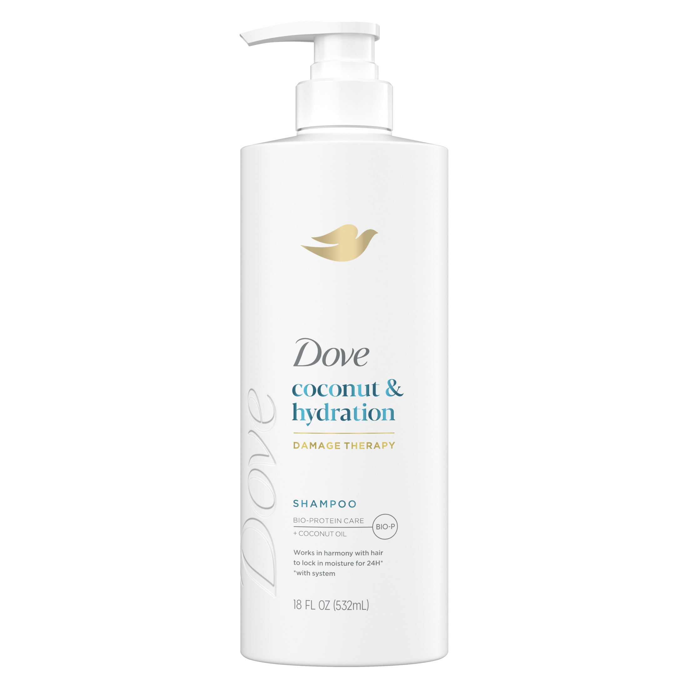 Dove Shampoo for Women Coconut & Hydration with Bio-Protein Care ...