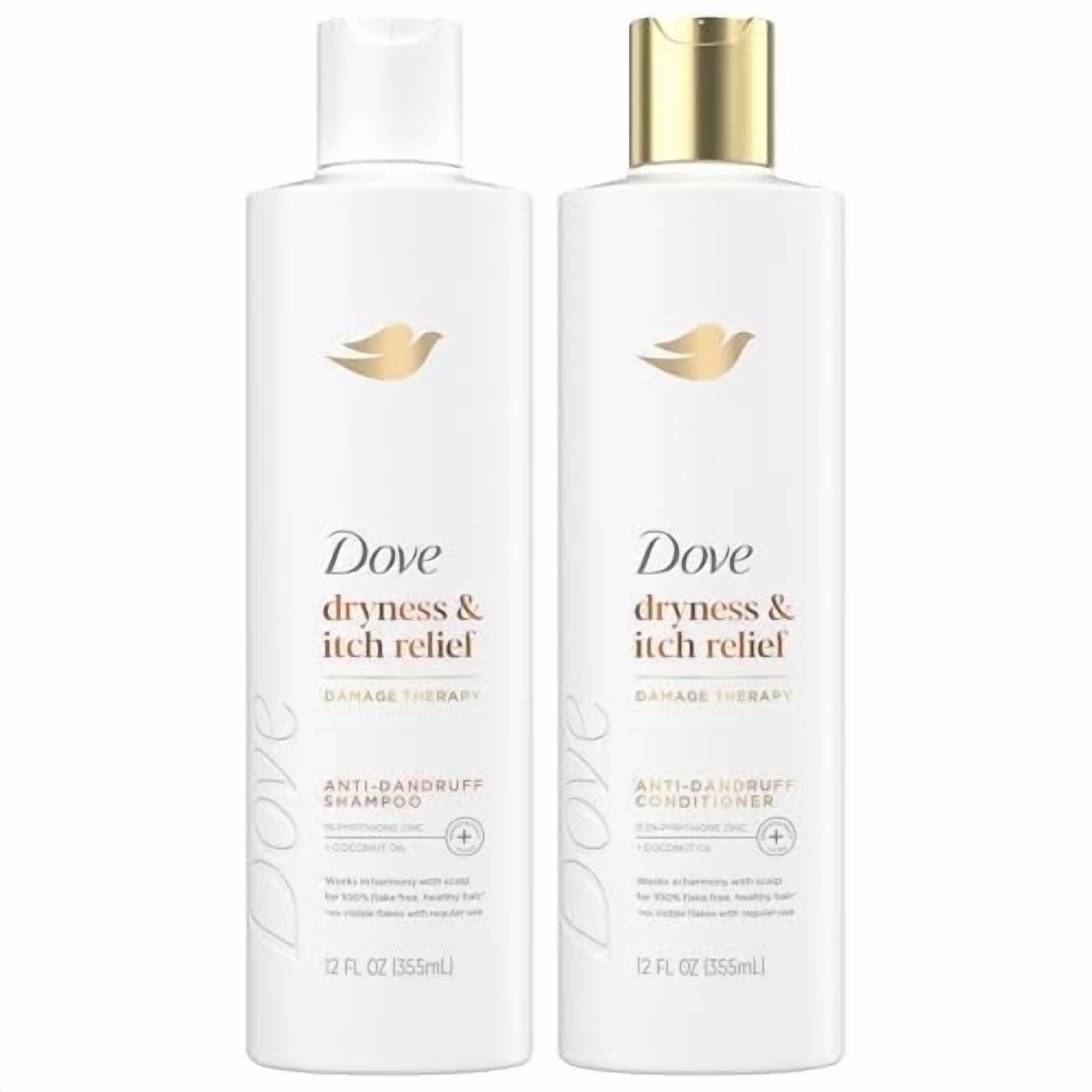 Dove Shampoo and Conditioner Set - DermaCare Scalp Dryness & Itch ...
