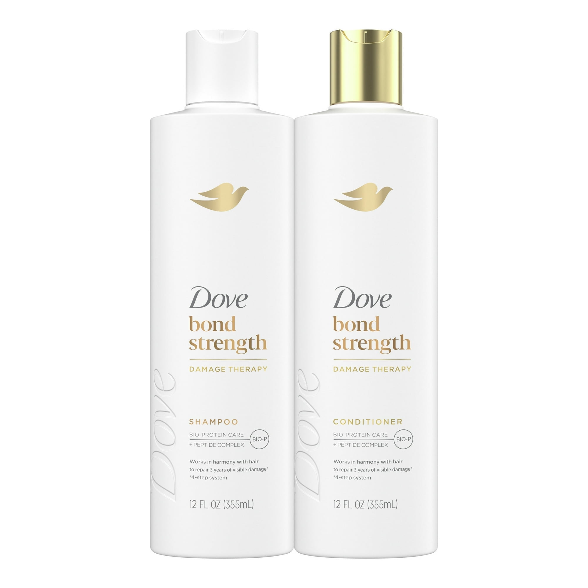 Dove Shampoo & Conditioner Set for Women Bond Strength with Peptide ...
