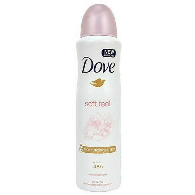 Dove Soft Feel Antiperspirant Deodorant Spray 48 HR Protection, 150ml ...