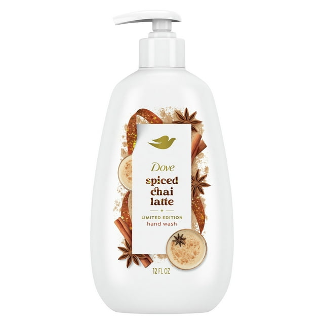 Dove Spiced Chai Latte Liquid Hand Wash for Deep Nourishment Holiday ...
