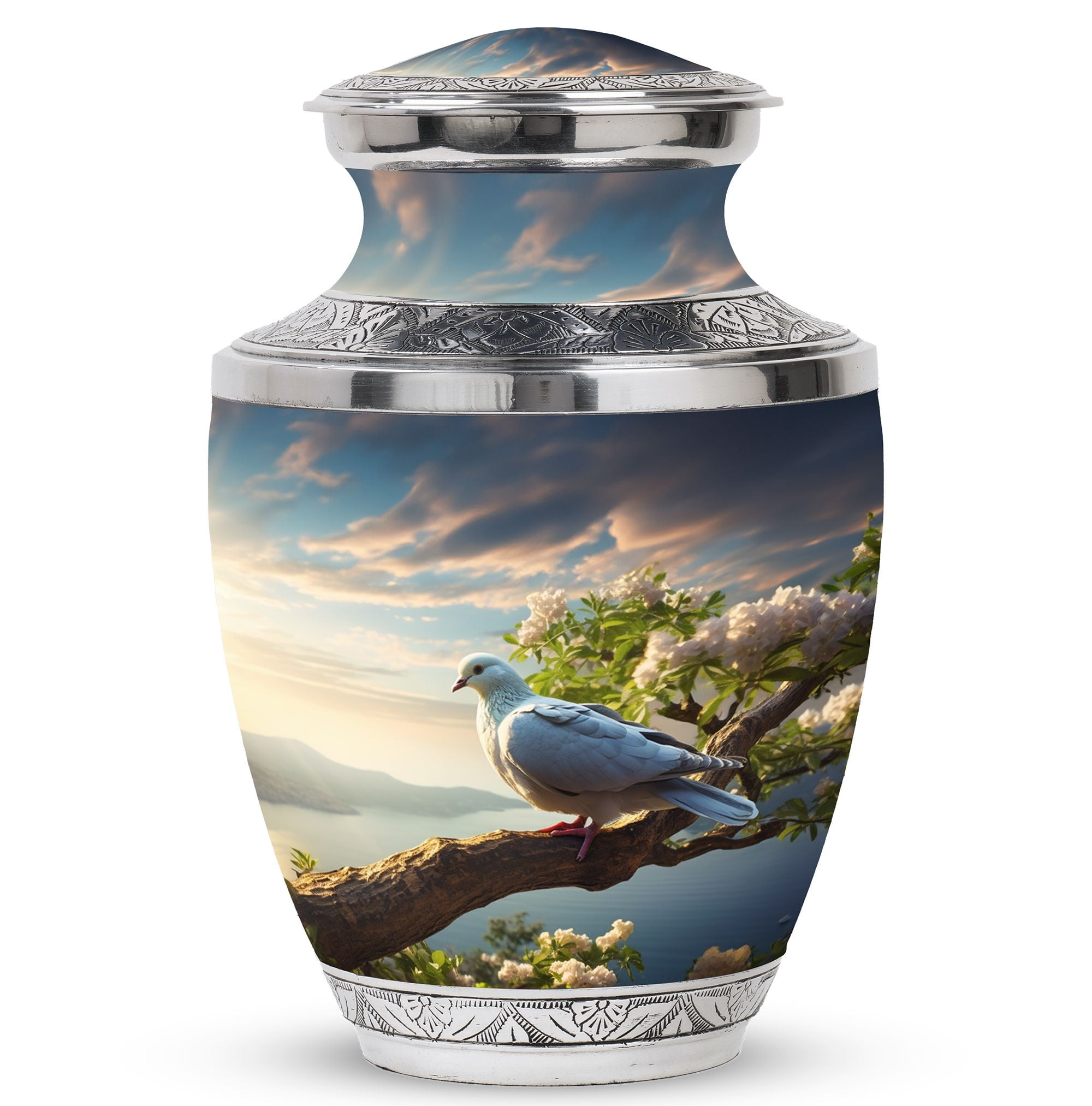Dove Stand In Tree Urn For Ashes, Mini Urns for Ashes, Memorial Urns ...