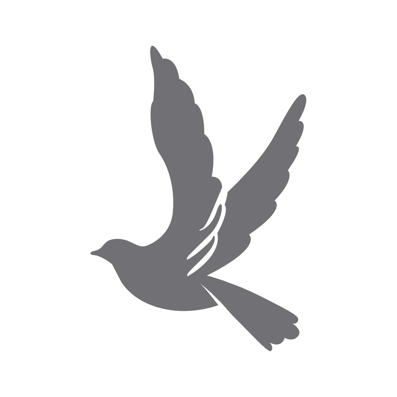 Dove Sticker Decal Die Cut - Self Adhesive Vinyl - Weatherproof - Made ...