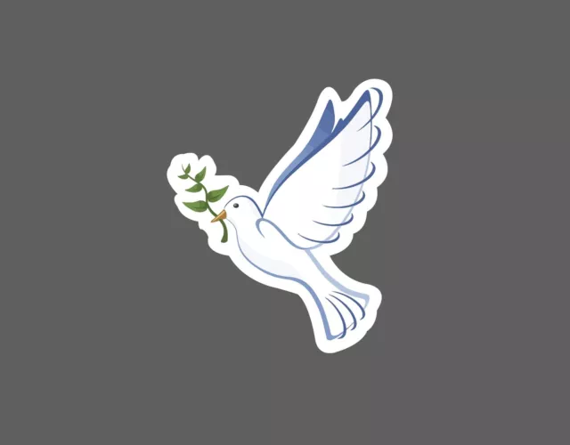 Dove Sticker Flying Peace Waterproof Sticker Phone Decal Water Bottle ...