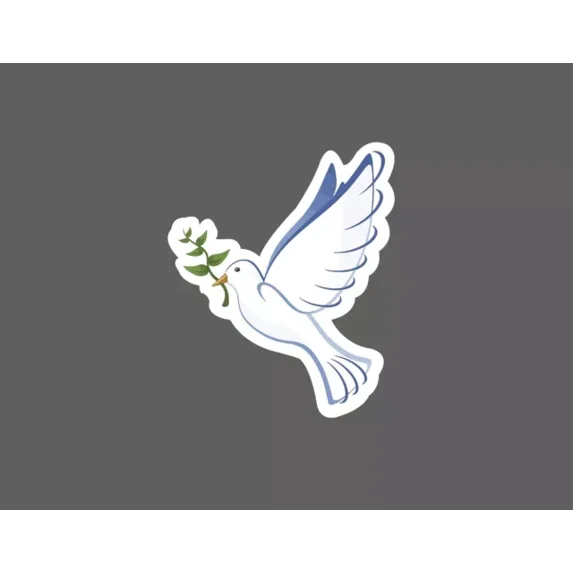 Dove Sticker Flying Peace Waterproof Sticker Phone Decal Water Bottle ...