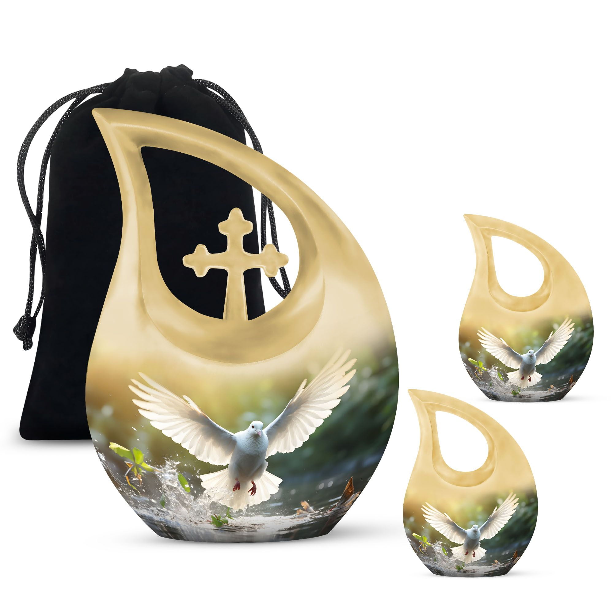 Dove Urn - Urn For Ashes Adult Male - Large Urn For Human Ashes ...
