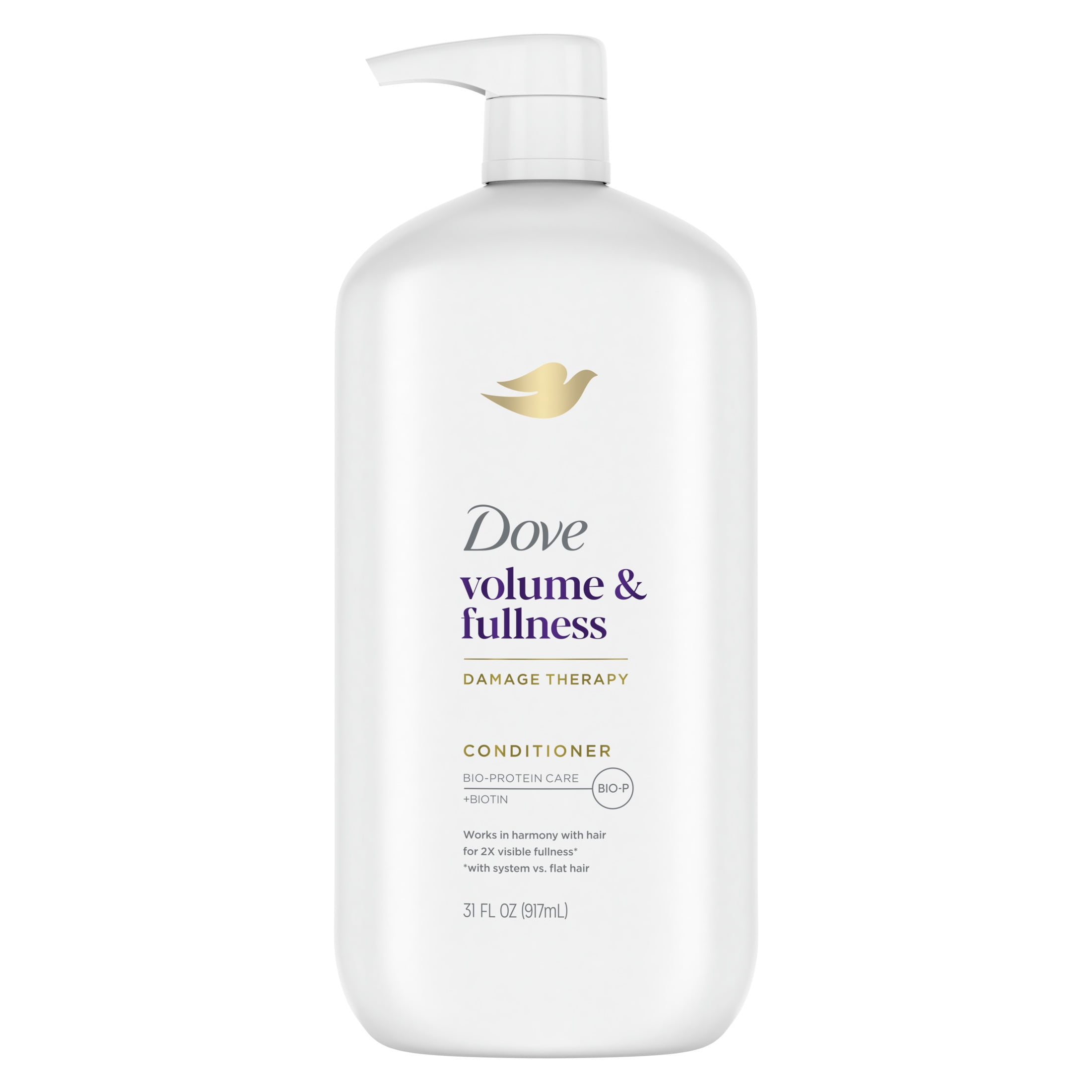Dove Volume and Fullness Daily Conditioner with Biotin Complex, 31 fl ...