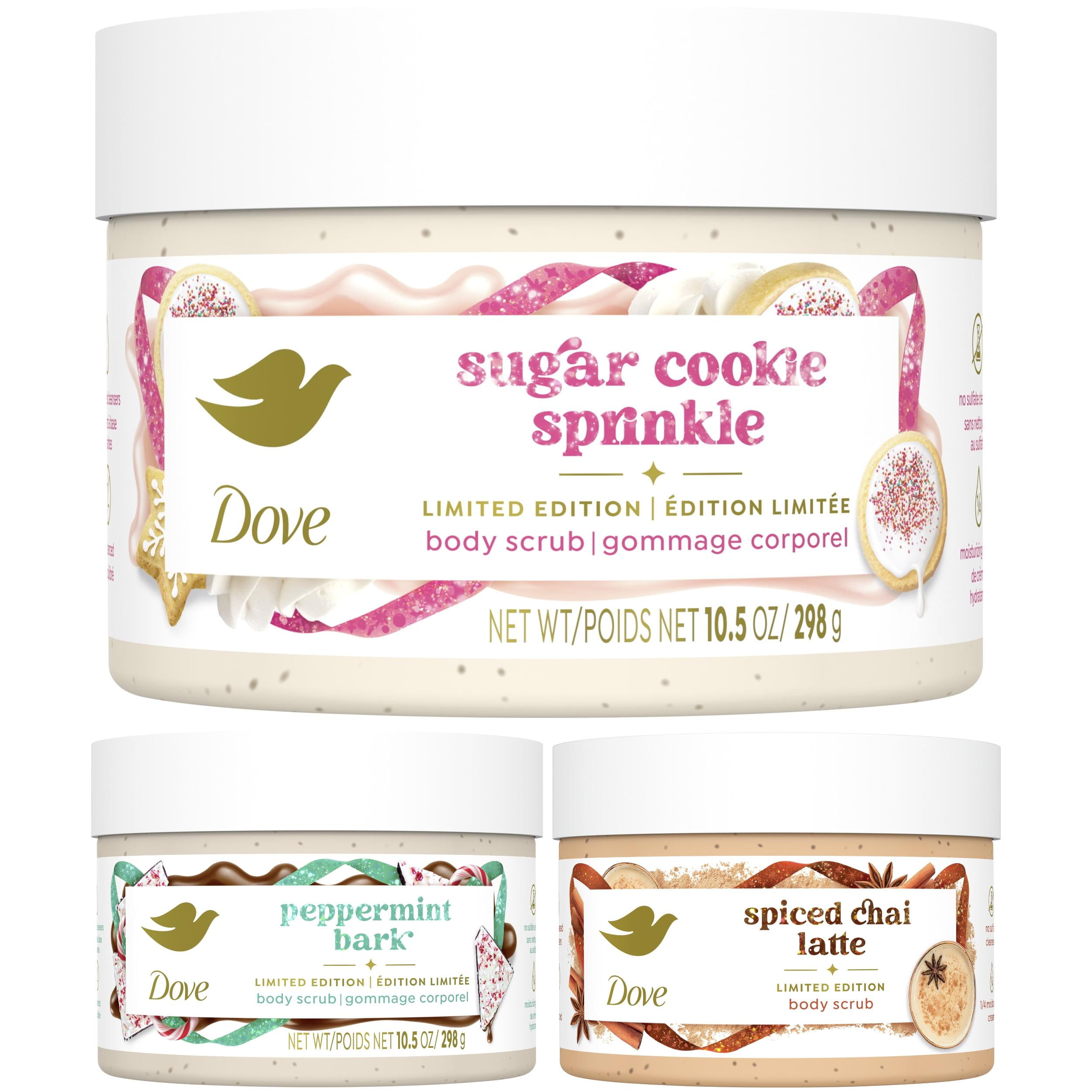 Dove Winter Treats Body Scrub Variety Set, 10.5 oz - Walmart.com