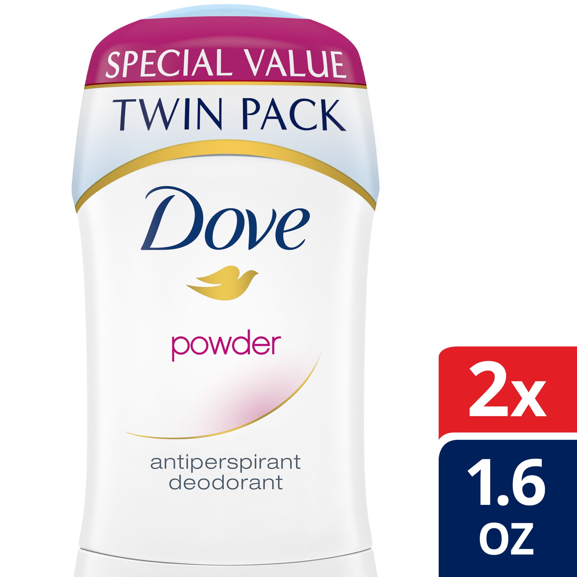 Dove Women's Antiperspirant & Deodorant Powder 2.6 oz - Walmart ...