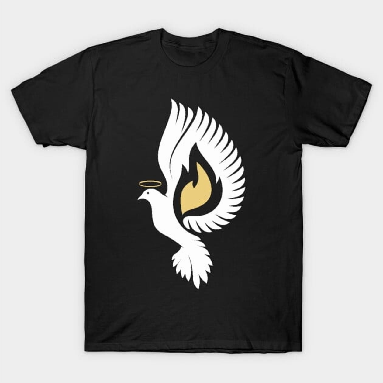 Dove and Flame Symbols of the Holy Spirit Christian Art Graphic, H24686 ...