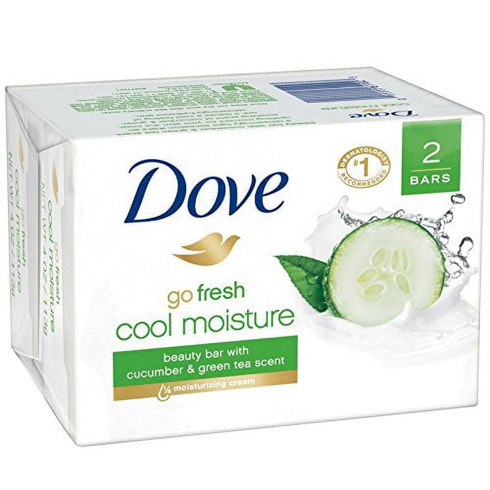 Dove Go Fresh Cucumber And Green Tea Beauty Bar 4 Oz Pack Of 3