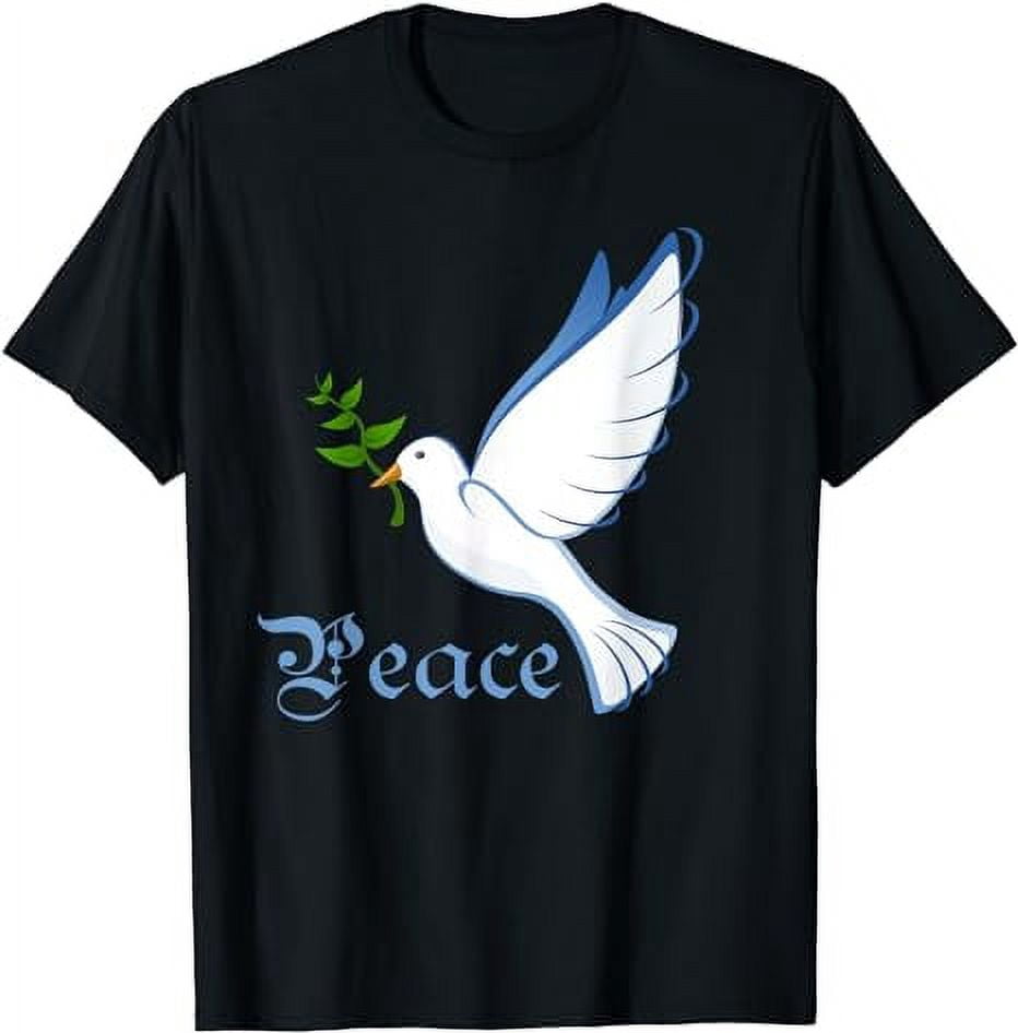 Dove of Peace T-Shirt White Dove Tee Shirt T-Shirt - Walmart.com