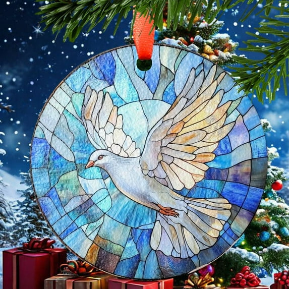 Dove1 Christmas Ornament, Ceramic/Acrylic Ornament, Mom’s Day Keepsake, Romantic Valentine Decor ...