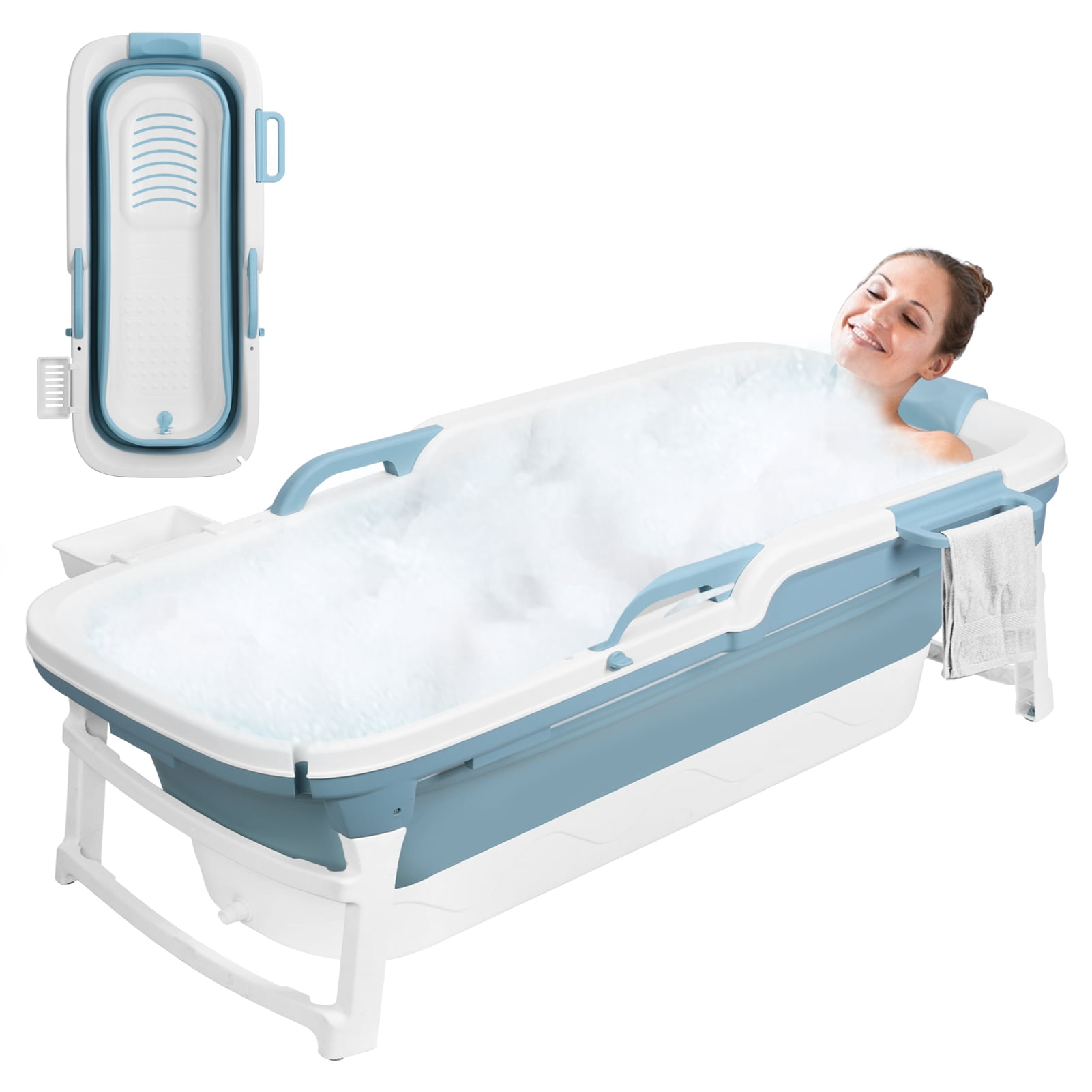 DovePro 51 inch Foldable Bathtub,Portable Bathtub for Adult Kids,Large ...