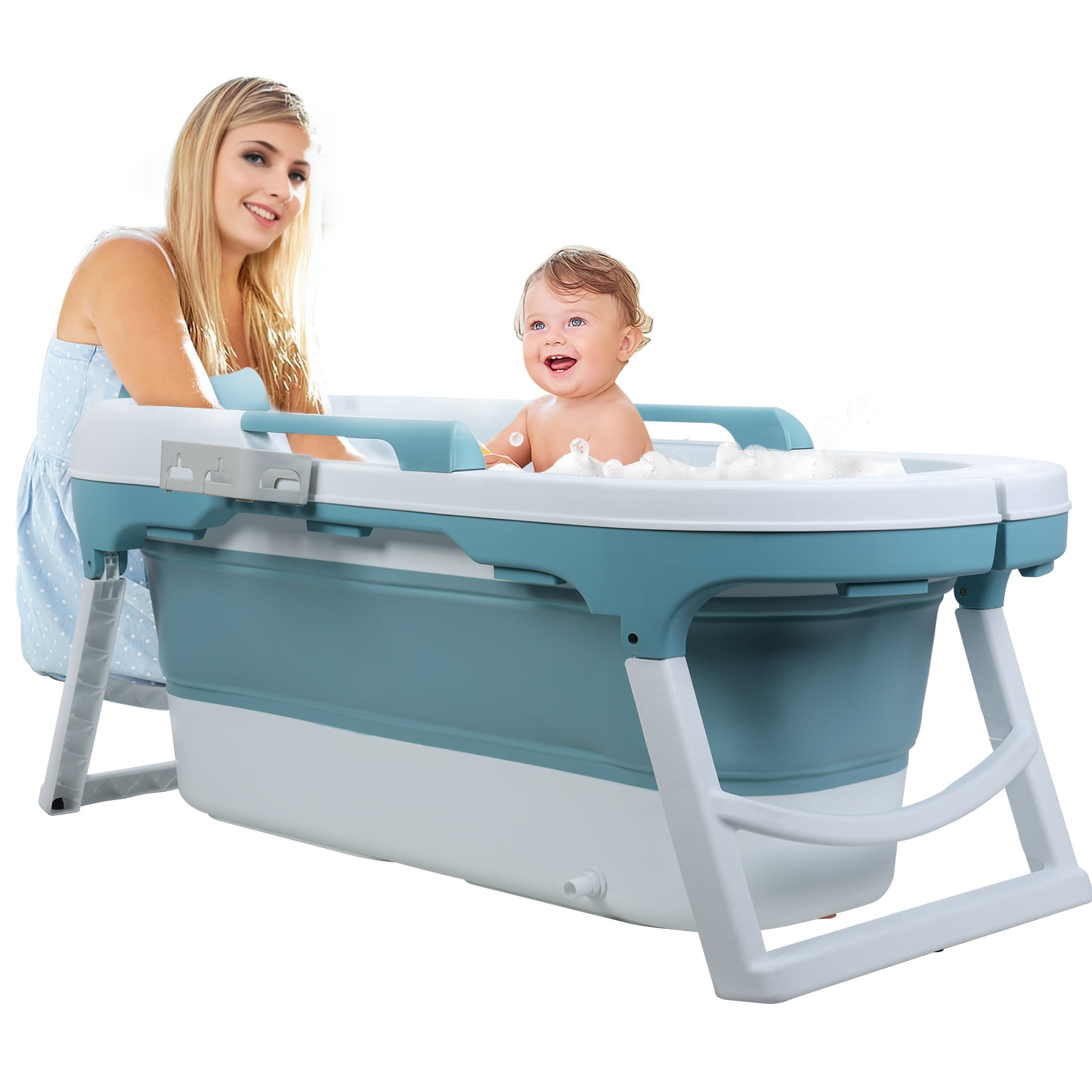DovePro 55 inch Foldable Bathtub,Portable Bathtub for Adult Kids,Large ...