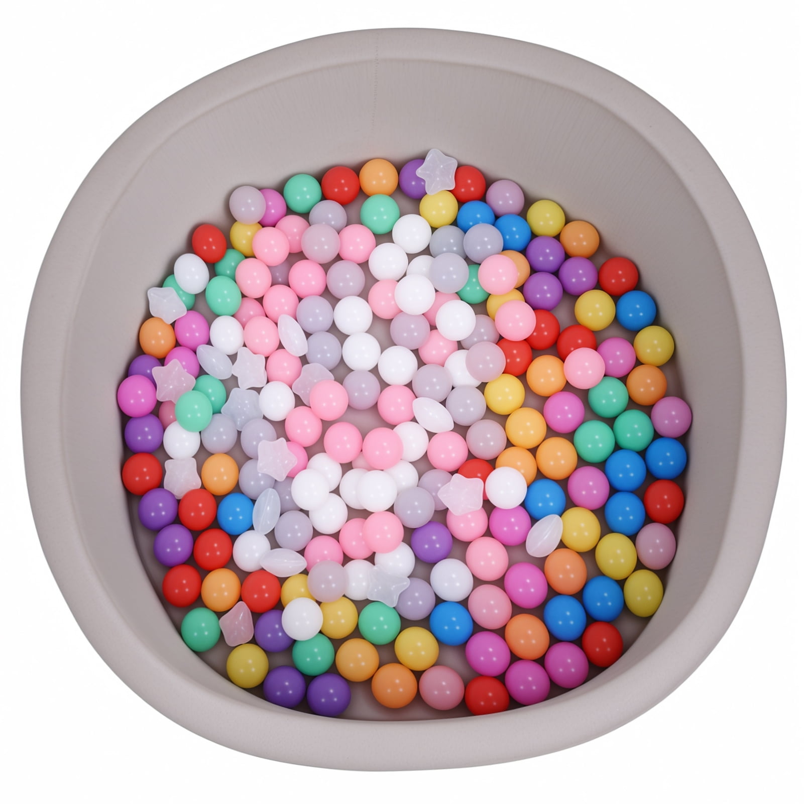 DovePro Ball Pit,90cm Large Soft Round Playpen Ball Pool Hidden Zipper ...