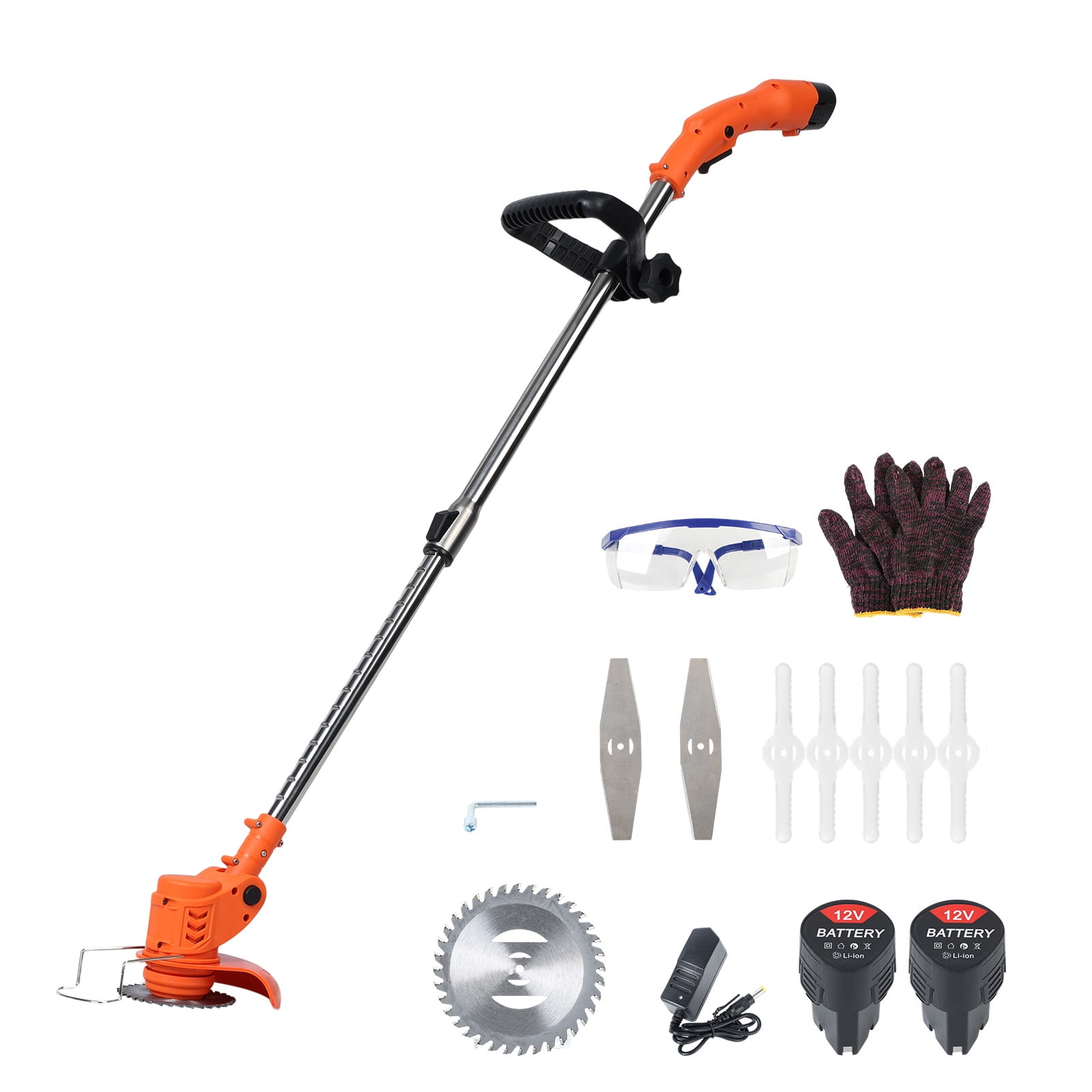 DovePro Weed Eater,Electric Weed Mower Cordless Trimmer,Telescopic Rod ...