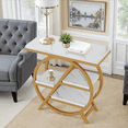 MAYEERTY Farmhouse Style Dining Table, 70.86" Rectangular 6-Person ...
