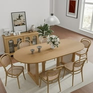 Plank+Beam 60" Modern Dining Table for 4, Solid Wood Rectangular ...