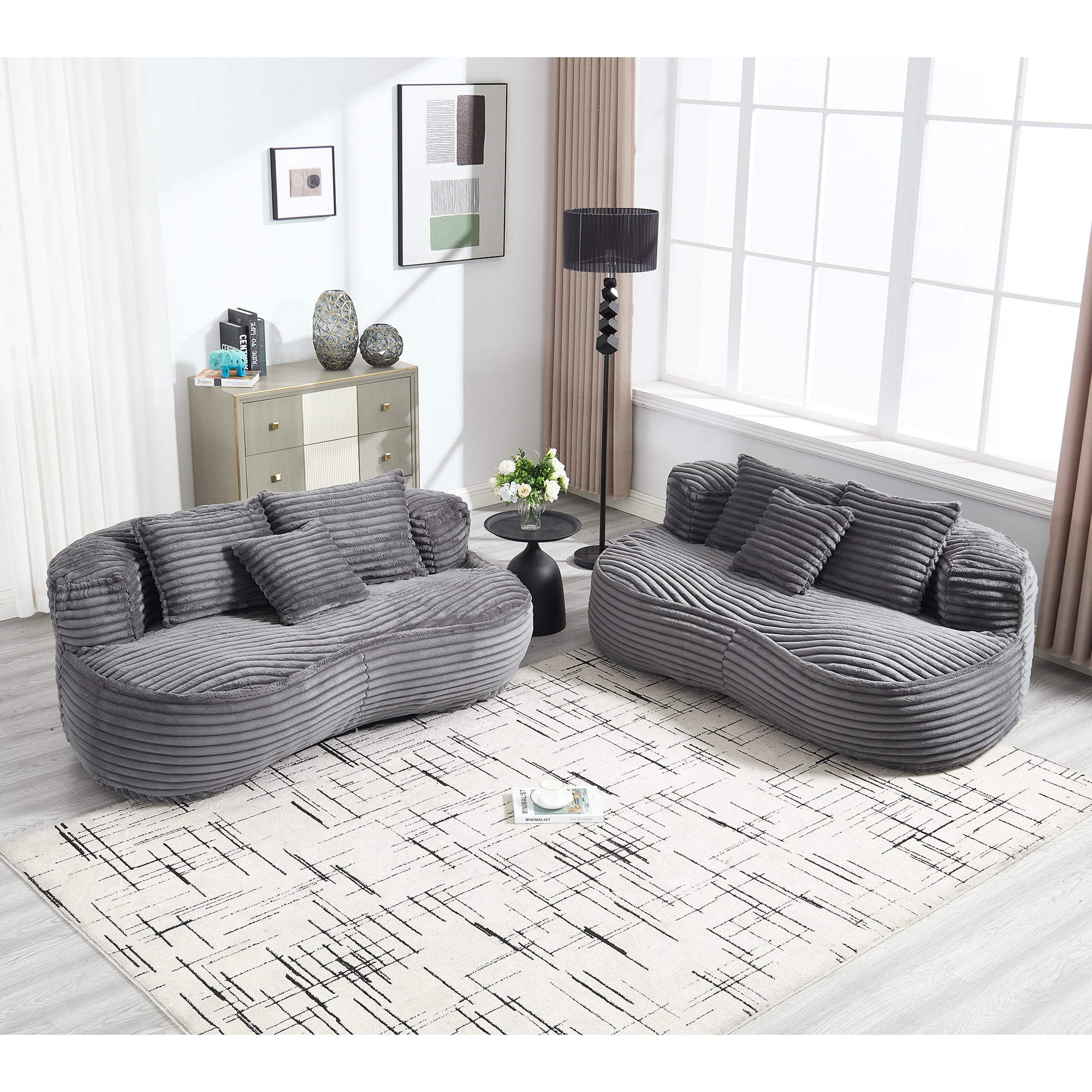 MAYEERTY Bean Bag sofa Lazy Sofa Durable Comfort Lounger High Back Bean ...
