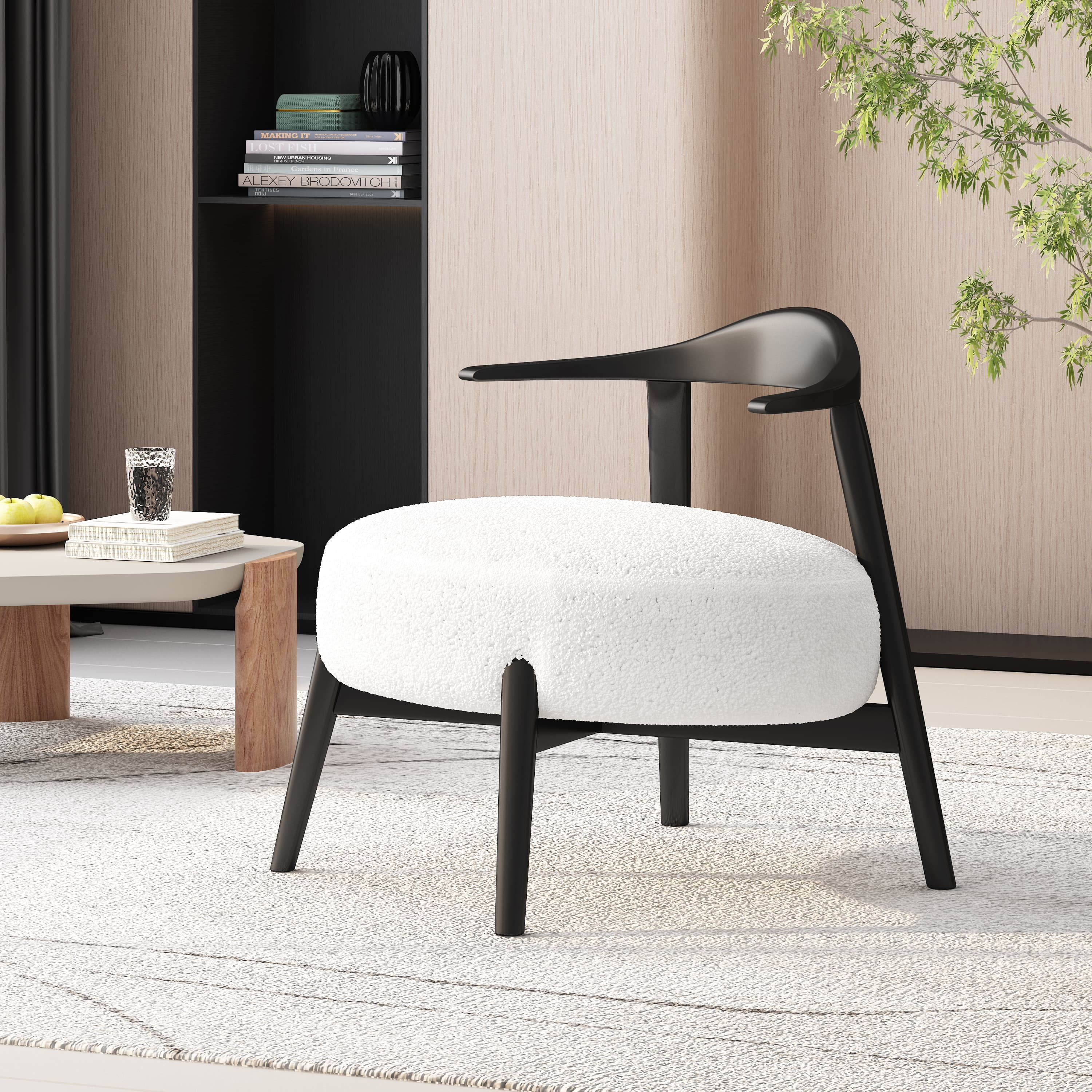 MAYEERTY Modern Accent Chair - Cozy Stylish for Living Room - Walmart.com
