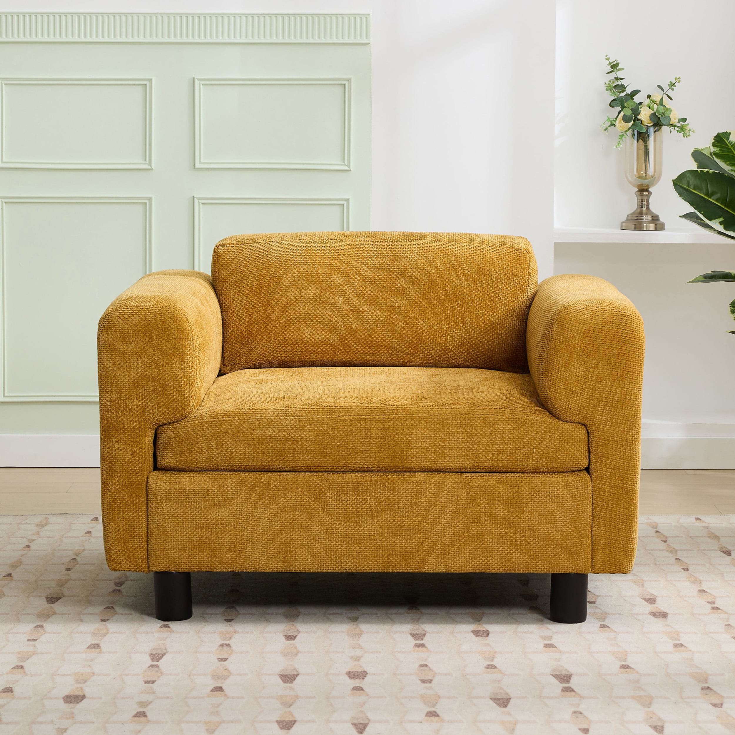 Dovelina Modern Oversized Armchair Comfy Accent Chair Single Sofa for ...
