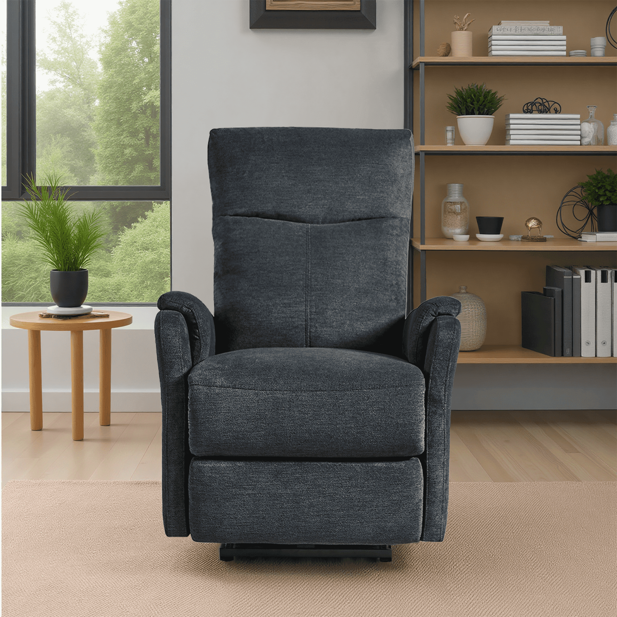 MAYEERTY Recliner Chair With Power function and Deep Body Cushions ...