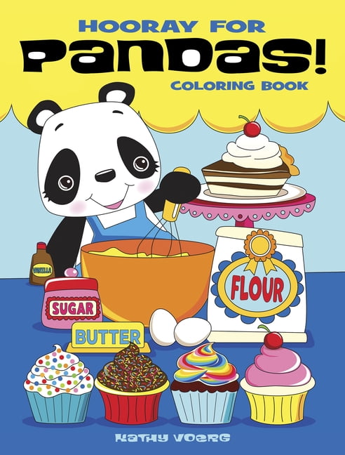 Dover Animal Coloring Books Hooray for Pandas! Coloring Book ...