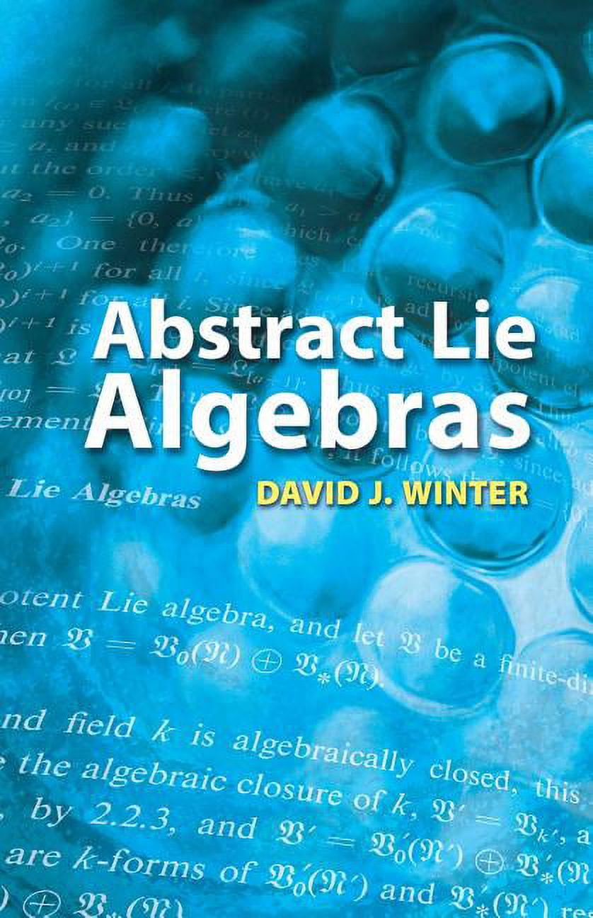 Dover Books on Mathematics Abstract Lie Algebras, (Paperback) - Walmart.com
