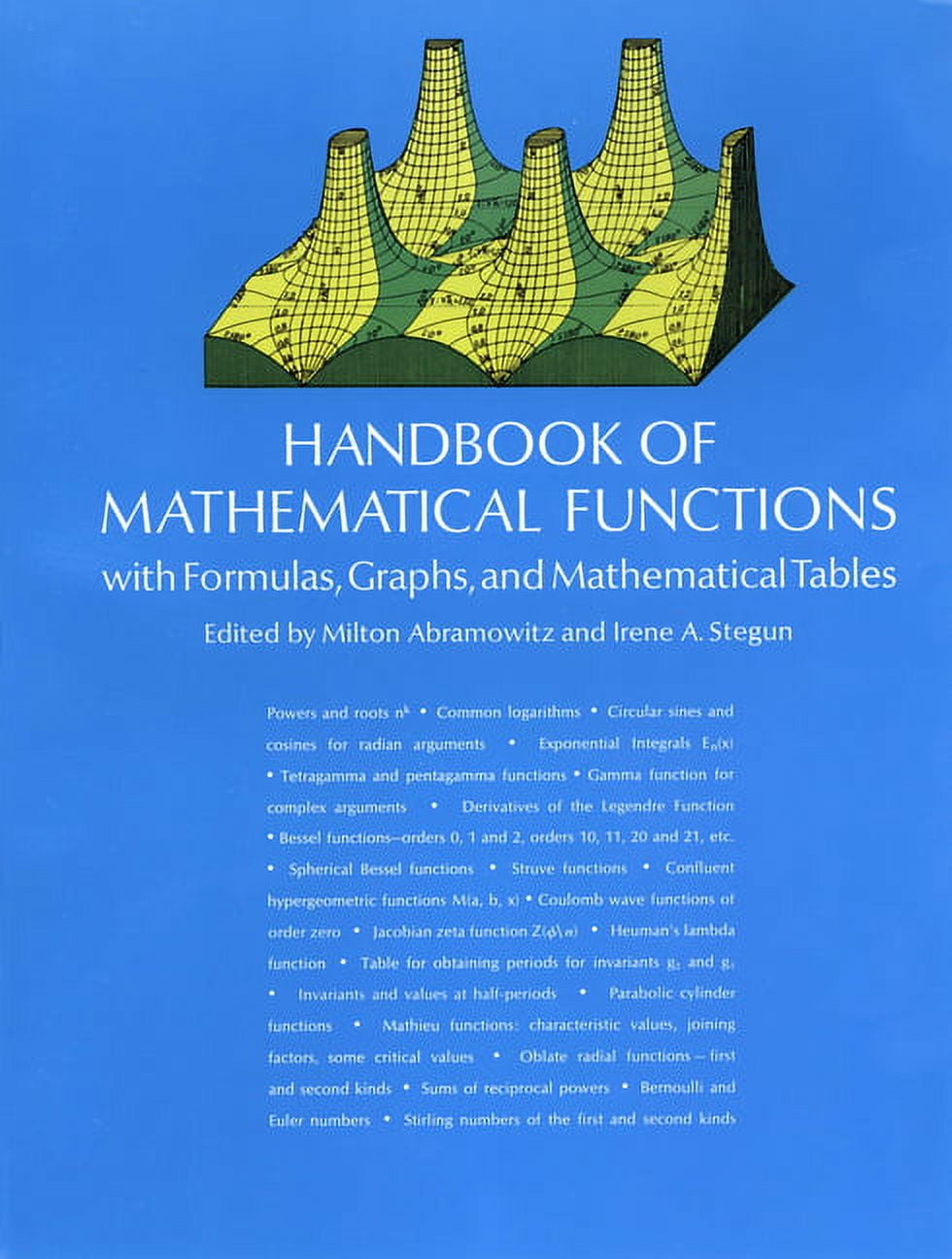 Dover Books on Mathematics: Handbook of Mathematical Functions : with Formulas, Graphs, and ...