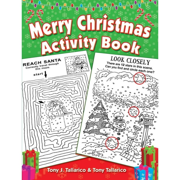 Dover Christmas Activity Books for Kids: Merry Christmas Activity Book ...
