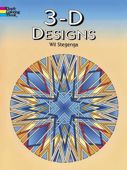 Dover Design Coloring Books: 3-D Designs Coloring Book (Paperback ...