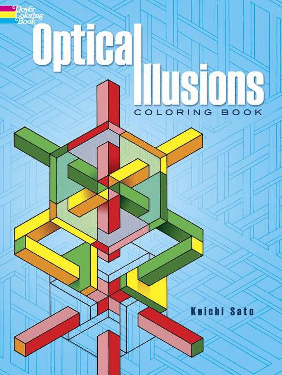 Dover Design Coloring Books Optical Illusions Coloring Book, (Paperback ...