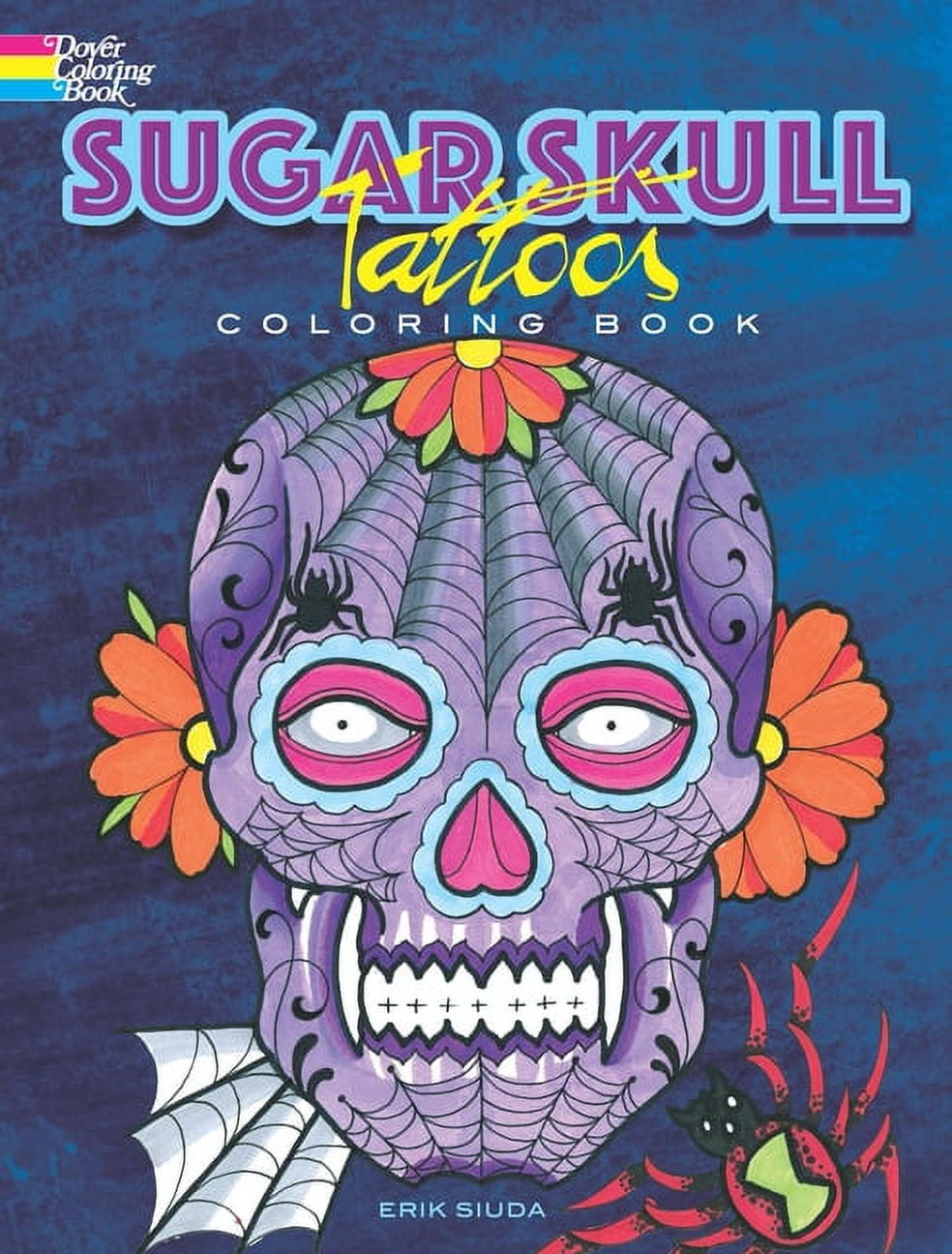 Dover Design Coloring Books: Sugar Skull Tattoos Coloring Book ...