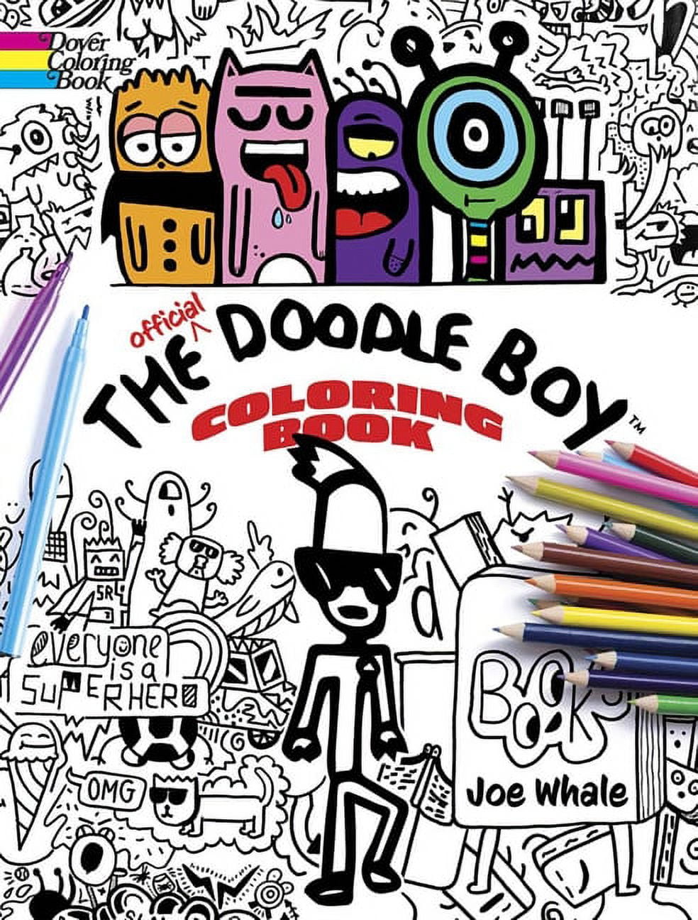Dover Design Coloring Books The Official Doodle Boy(tm) Coloring Book ...