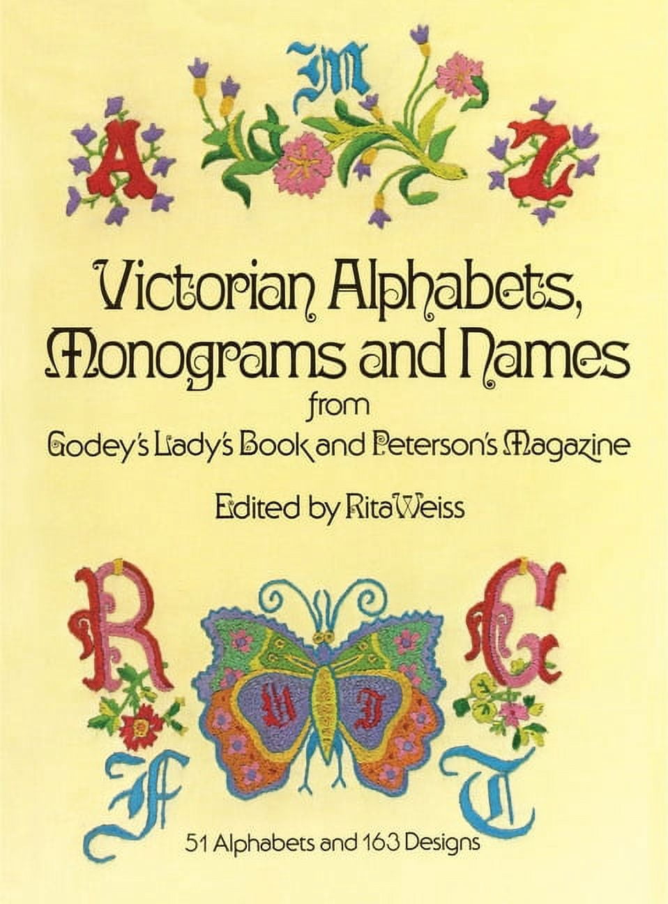 Dover Embroidery, Needlepoint: Victorian Alphabets, Monograms and Names ...