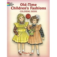 Dover Fashion Coloring Book Victorian Fashions Coloring Book ...