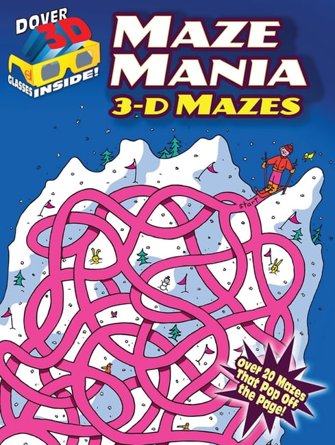 Dover Kids Activity Books 3-D Mazes--Maze Mania, (Paperback) - Walmart.com