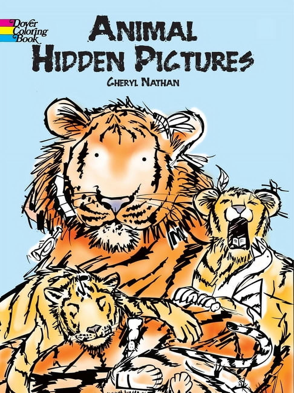 Dover Kids Activity Books: Animals Animal Hidden Pictures, (Paperback ...