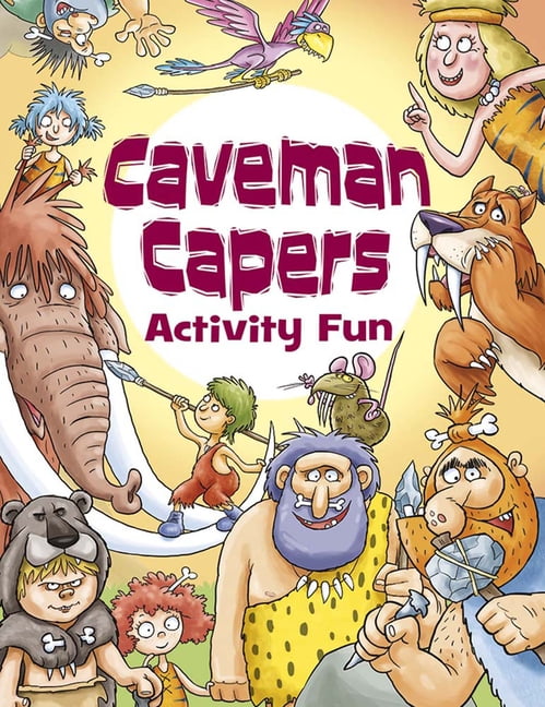 Dover Kids Activity Books: Caveman Capers Activity Fun (Paperback ...