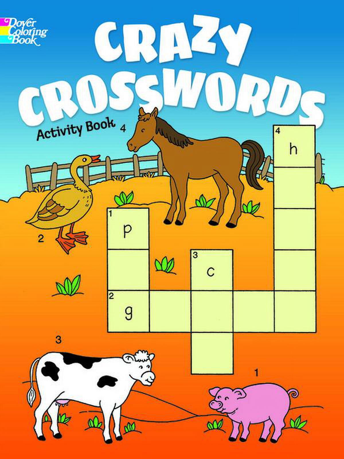 Dover Kids Activity Books: Crazy Crosswords Activity Book (Other book ...