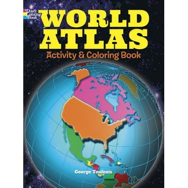 The World: A Map Coloring Book (Paperback) - Walmart.com