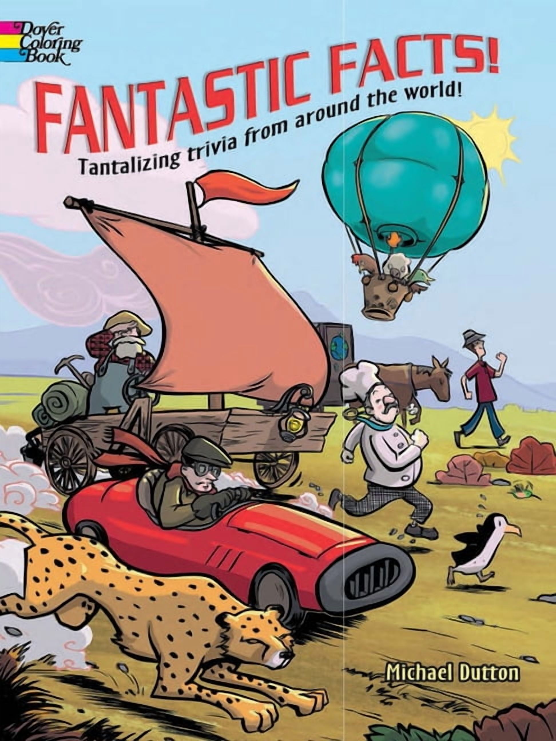 Dover Kids Coloring Books: Fantastic Facts! Coloring Book : Tantalizing ...