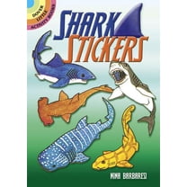 Sticker Mosaics: Sticker Mosaics: Sharks: Puzzle Together 12 Unique ...