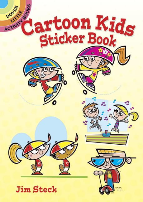 Dover Little Activity Books Stickers: Cartoon Kids Sticker Book (Other ...