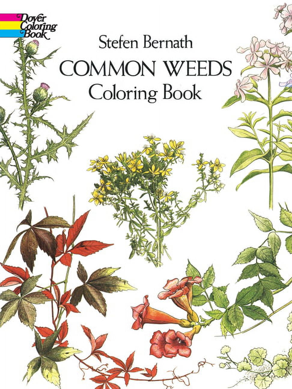 Dover Nature Coloring Book Common Weeds Coloring Book, (Paperback ...