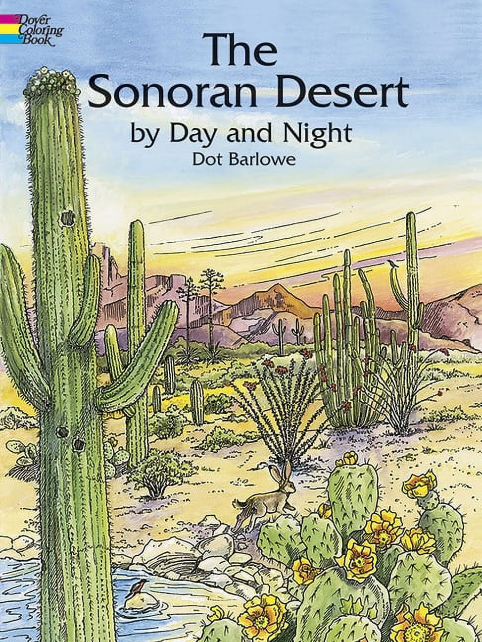 Dover Nature Coloring Book: The Sonoran Desert by Day and Night ...