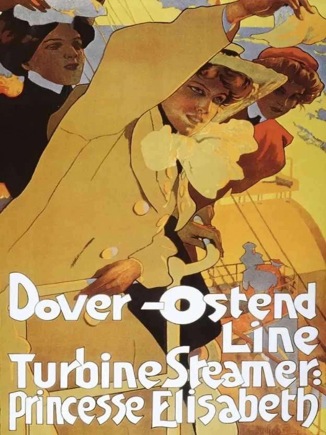 Dover-Ostend Decorative Poster Home Graphic Art. Wall Interior Design ...