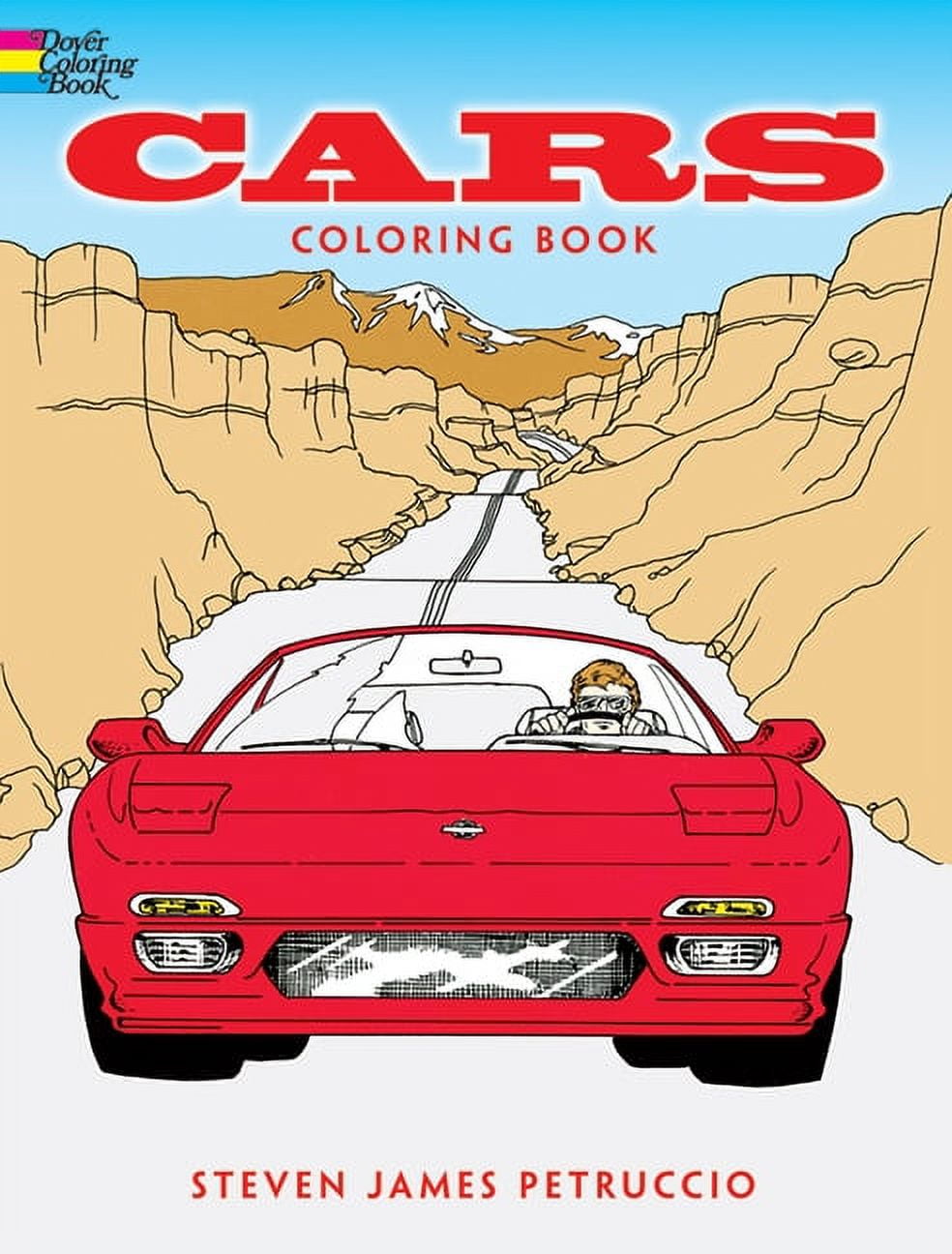 Dover Planes Trains Automobiles Coloring: Cars Coloring Book (Paperback ...